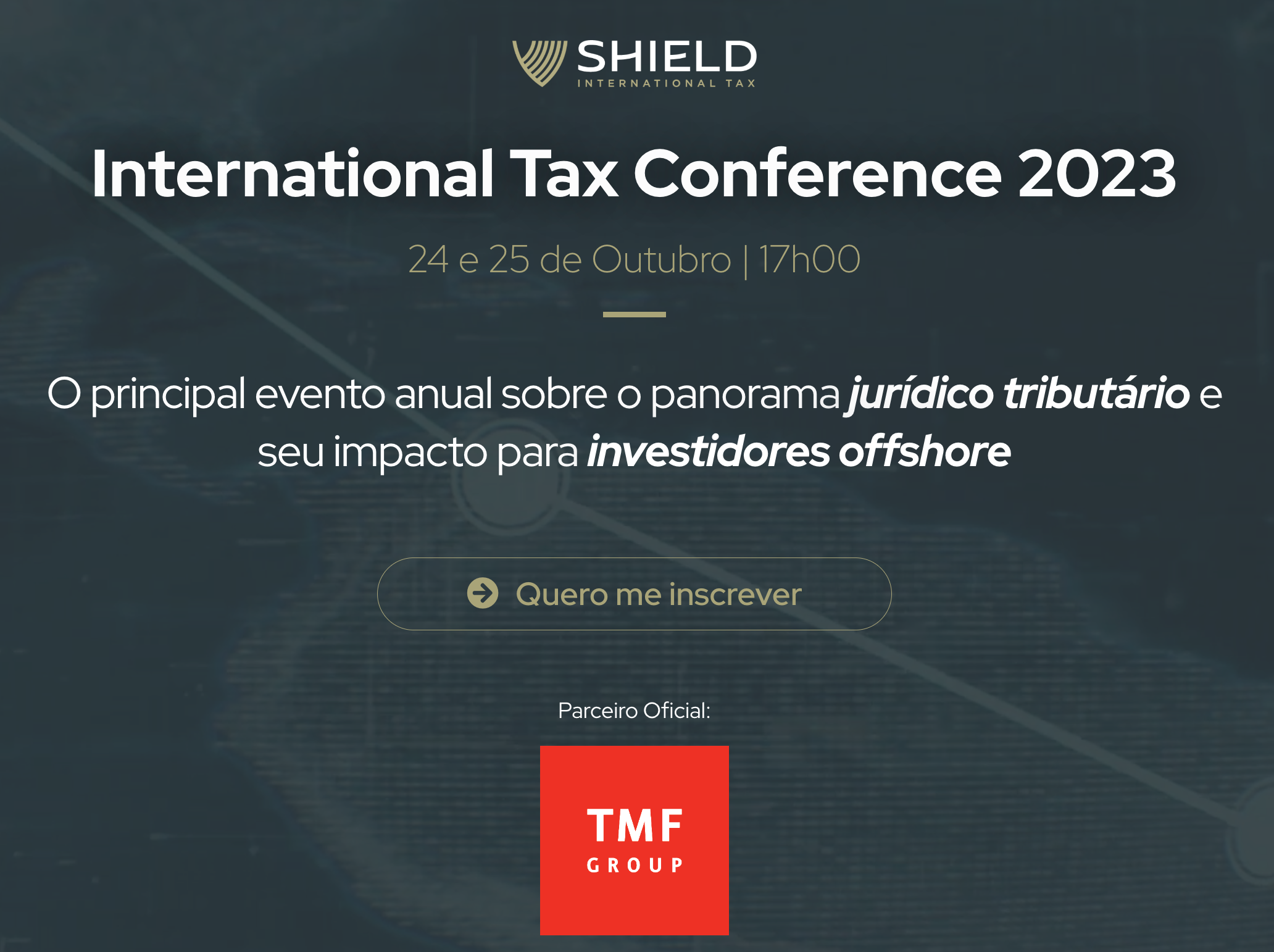 TMF Group é um parceiro oficial do Shield International Tax Conference 2023 - Shield ...